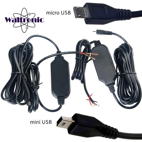 12 volt til Mini/Micro USB stik | 5 mini-micro usb
